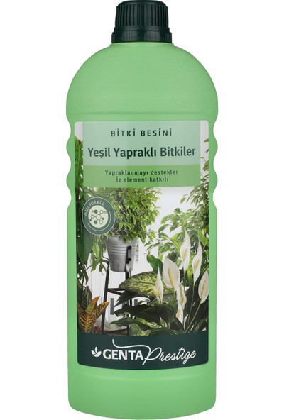 Genta Prestige Yeşil Yapraklı Bitkiler Için Sıvı Besin 1 Lt Genta Prestige Yeşil Yapraklı Bitkiler Için Sıvı Besin 1 Lt