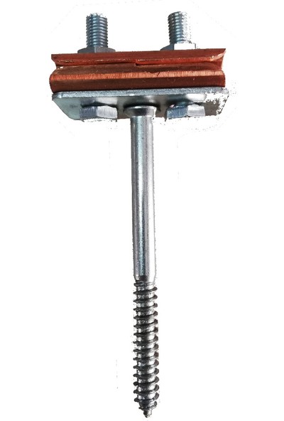 Yağmur Vidalı Iletken Kroşe 12CM Çatı Kroşesi (YIK.113.34) Yağmur Vidalı Iletken Kroşe 12CM Çatı Kroşesi (YIK.113.34)