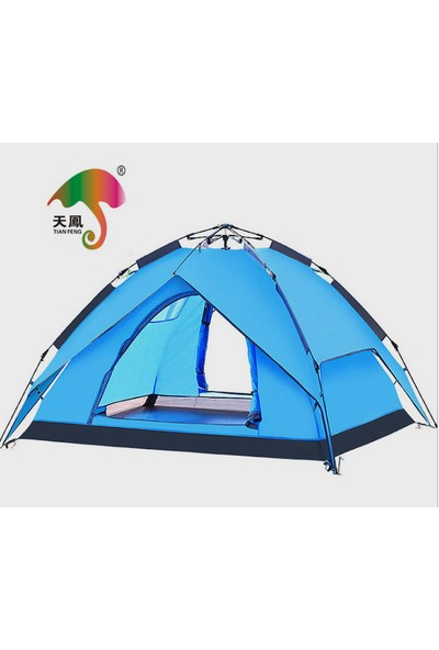 Loggia Tam Otomatik Kurulum 4 Kişilik Gölgelikli Çadır (220X200X145)