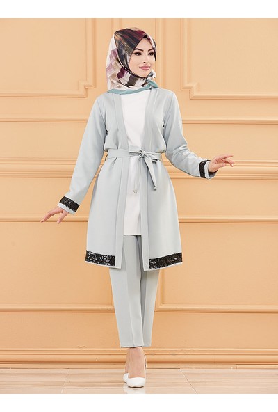 Ceket&pantolon Ikili Takım - Mint - Tofisa Ceket&pantolon Ikili Takım - Mint - Tofisa