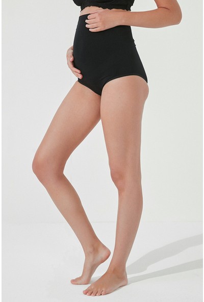 Penti Siyah Mama Colors Seamsless Shapewear Slip Külot
