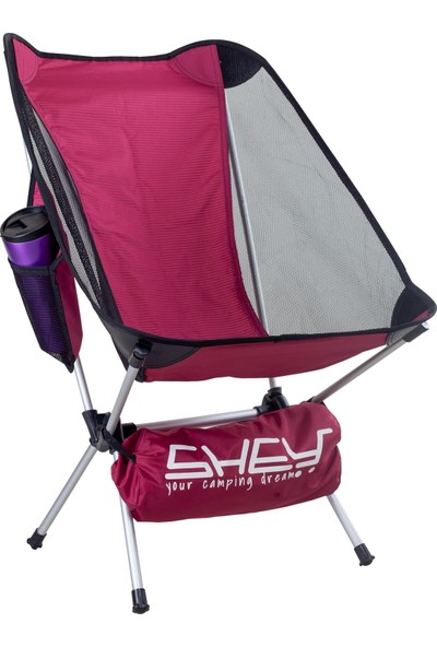 Shey Çocuk Kamp Sandalyesi Bordo