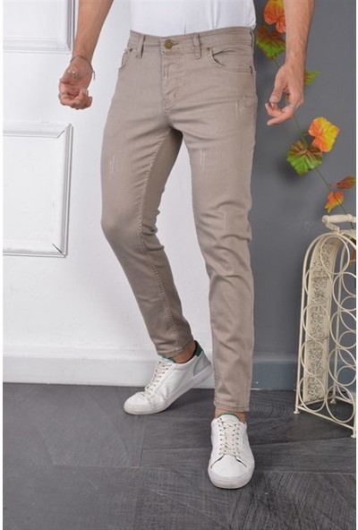 Captiva 7402 Captiva Slim Fit Likralı Erkek Kot Pantolon