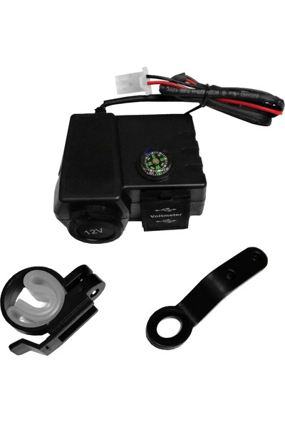 Modifiye Motosiklet USB - Çakmaklık Seti