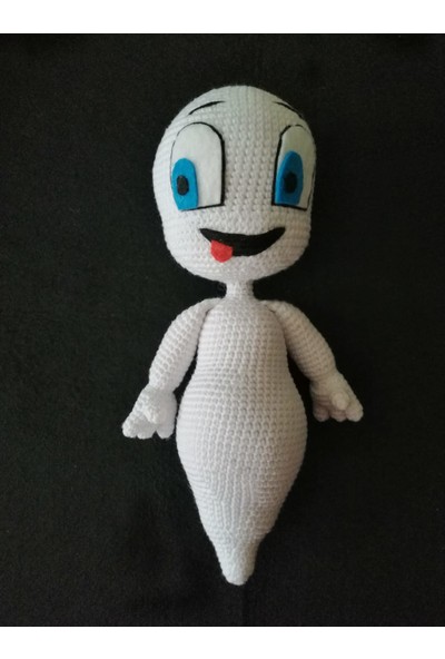 Oyuncak Park Sevimli Hayalet Casper Amigurumi Organik Oyuncak