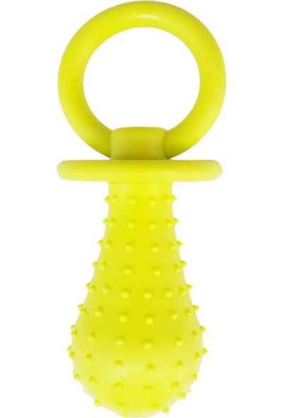 Köpek Oyuncak Zilli Emzik Sarı 15.5 cm Köpek Oyuncak Zilli Emzik Sarı 15.5 cm