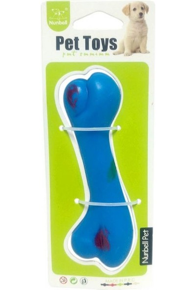 Nunbell Köpek Oyuncağı Kemik Mavi 12 cm Nunbell Köpek Oyuncağı Kemik Mavi 12 cm