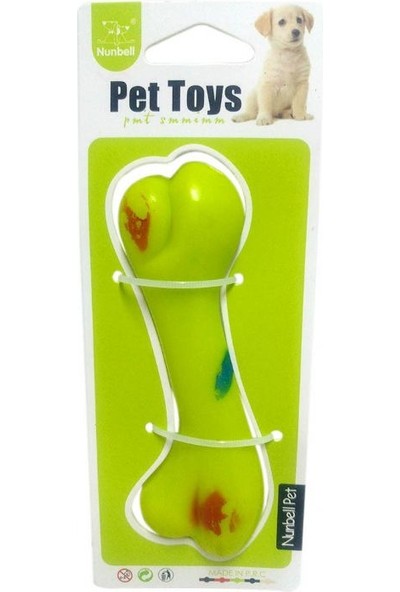 Nunbell Köpek Oyuncağı Kemik Sarı 12 cm Nunbell Köpek Oyuncağı Kemik Sarı 12 cm