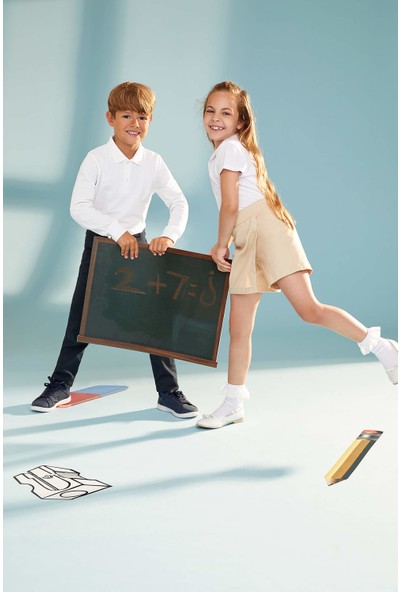 Defacto Kız Çocuk Esnek Belli Şort Etek K9032A621AU