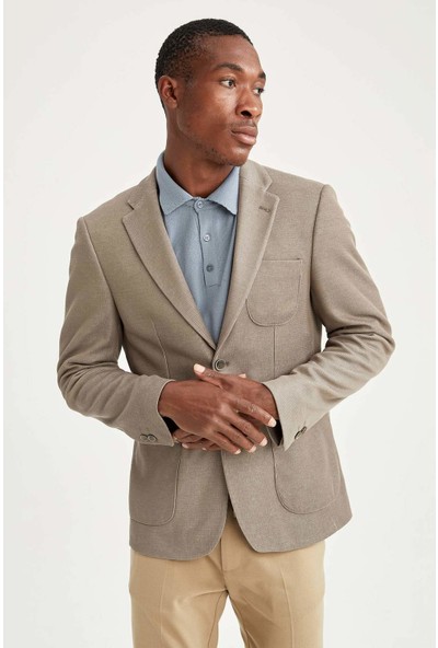 DeFacto Slim Fit Basic Blazer Ceket V5479Az21Au
