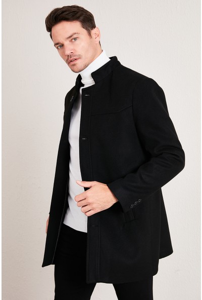 Buratti Slim Fit Pamuklu Kaşe KABAN Erkek KABAN 5841014 Buratti Slim Fit Pamuklu Kaşe KABAN Erkek KABAN 5841014