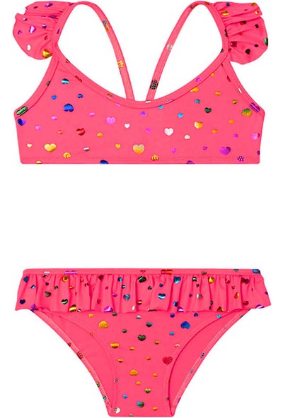 Slipstop Sırt Detaylı Fırfırlı Çabuk Kuruyan Betty Bikini Unisex Çocuk Bikini SM21110165 Slipstop Sırt Detaylı Fırfırlı Çabuk Kuruyan Betty Bikini Unisex Çocuk Bikini SM21110165