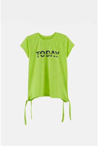 Lela Baskılı Bisiklet Yaka Pamuklu Body Kız Çocuk Body 08405