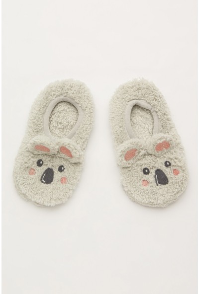 Penti Gri Kız Çocuk Mom Koala Çetik