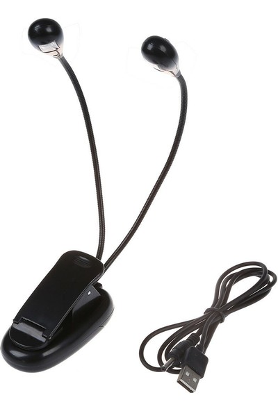 Violight Çift Başlı 2 Ledli Mandallı Kitap Okuma Lamba Esnek Aydınlatma Violight Çift Başlı 2 Ledli Mandallı Kitap Okuma Lamba Esnek Aydınlatma