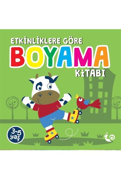 Çikolata Yayınevi Etkinliklere Göre Boyama Kitabı - Yeşil - Sunguralp Şolpan