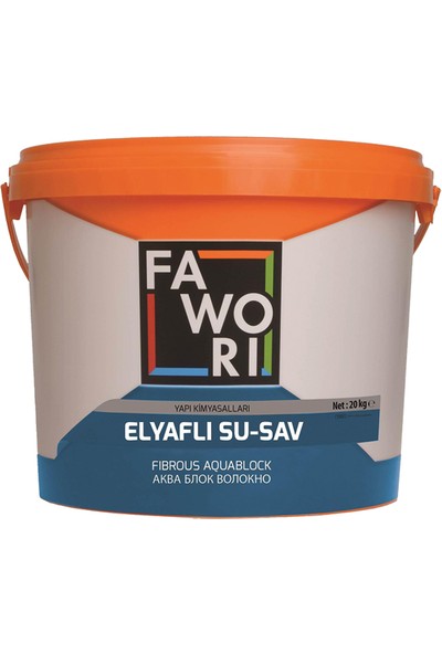 Fawori Elyaflı Susav Su Yalıtım Malzemesi 3 kg Fawori Elyaflı Susav Su Yalıtım Malzemesi 3 kg