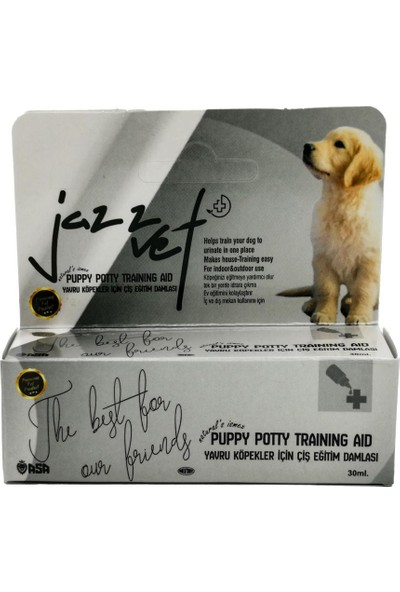 Jazz Vet Yavru Köpek Çiş Eğitim Damlası 30ML Jazz Vet Jazz Vet Yavru Köpek Çiş Eğitim Damlası 30ML Jazz Vet
