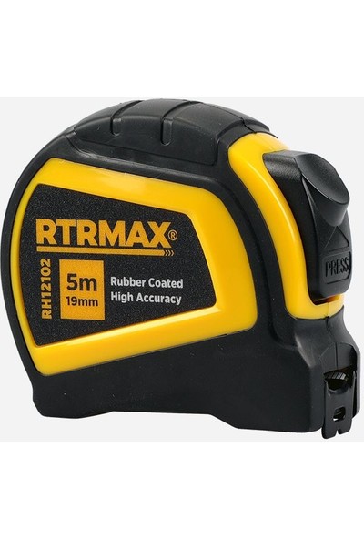 Rtrmax RH12103 Şerit Metre(Profesyonel) 5MT*25MM Rtrmax RH12103 Şerit Metre(Profesyonel) 5MT*25MM