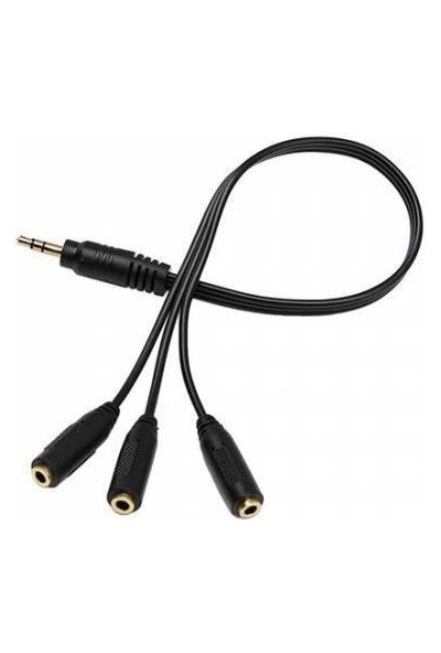 Molix 5+1 Ses Sistemi Kablosu 3x3.5mm Stereo Dişi To 1x 3 Stereo 1 Erkek 3 Dişi Molix 5+1 Ses Sistemi Kablosu 3x3.5mm Stereo Dişi To 1x 3 Stereo 1 Erkek 3 Dişi