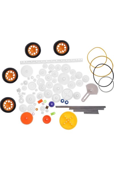 Alkatronik 78 Parça Plastik Dişli Seti (Oyuncak - Tekerlek - Mil - Çark) Alkatronik 78 Parça Plastik Dişli Seti (Oyuncak - Tekerlek - Mil - Çark)
