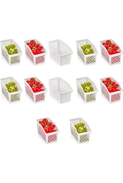 Organizers Buzdolabı Içi Düzenleyici Dolap Içi Düzenleyici Organizer Jumbo 10'lu
