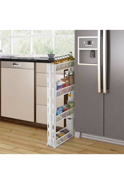 Organizers 4 Katlı Düzenleyici Tekerlekli Raf Organizers 4 Katlı Düzenleyici Tekerlekli Raf