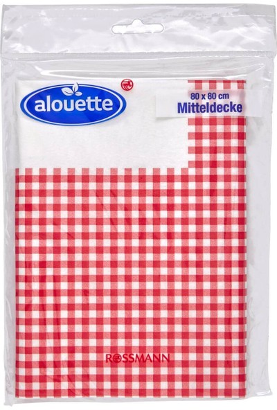 Alouette Masa Örtüsü Kırmızı Kareli