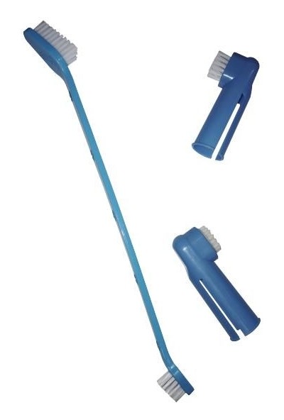 Nunbell Kedi Köpek Diş Fırçası+ Parmak Diş Fırçası Set Nunbell Kedi Köpek Diş Fırçası+ Parmak Diş Fırçası Set