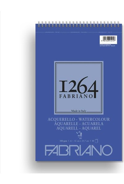 Fabriano W.c. 300 gr A3 30YAPRAK Spiralli Suluboya Defteri F19100650