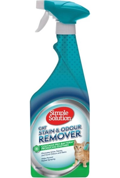 Simple Solution Kediler Için Leke ve Koku Giderici Simple Solution Kediler Için Leke ve Koku Giderici