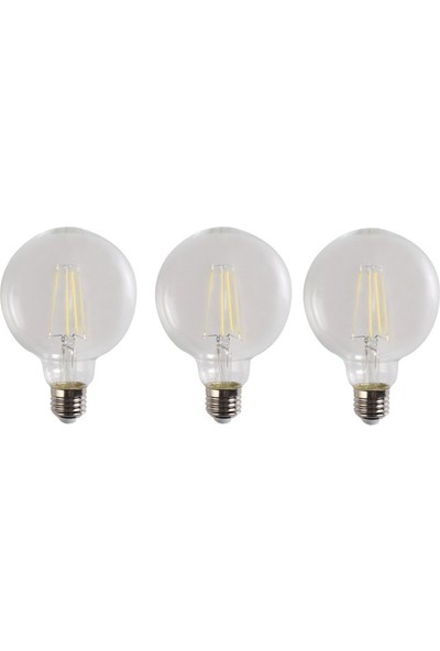 Maxima G95 4W 6500K Şeffaf Cam 3'lü Paket