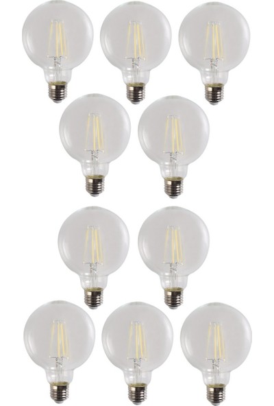 Maxima G95 4W 6500K Şeffaf Cam 10'lu Paket Maxima G95 4W 6500K Şeffaf Cam 10'lu Paket