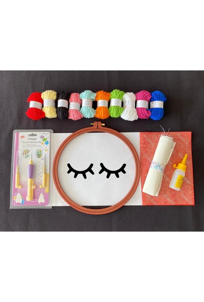 Etamincimom Göz Desenli Panç (Punch) Nakış Seti Etamincimom Göz Desenli Panç (Punch) Nakış Seti