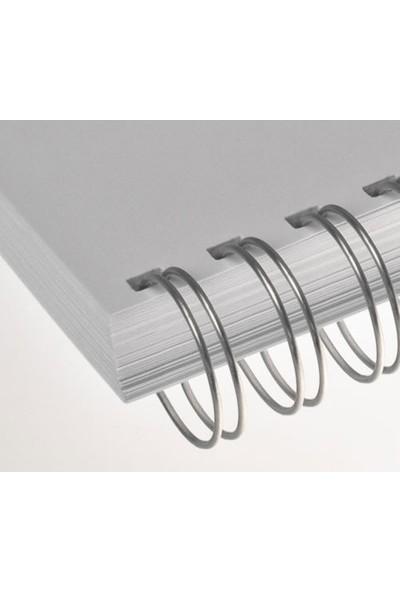 Office Force 5 16'' Gümüş 3:1'' Inç A4 34 Loop Kutu Tel Spiral 100'LÜ