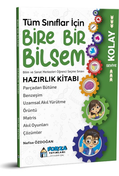 Forza Yayınları Tüm Sınıflar Için Bire Bir Bilsem Hazırlık Kitabı Kolay Seviye Forza Yayınları Tüm Sınıflar Için Bire Bir Bilsem Hazırlık Kitabı Kolay Seviye