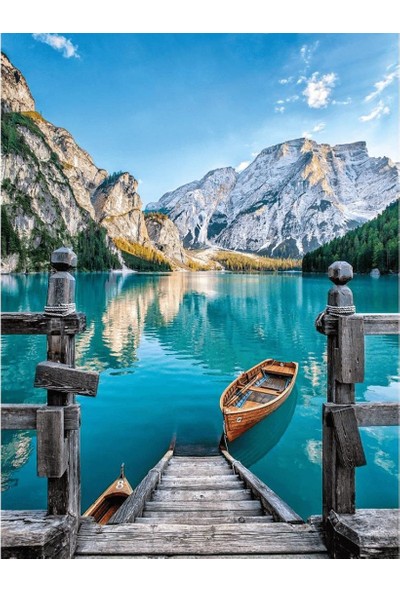 Hapy Hoby Italya Braies (Prags) Gölü Sayılarla Boyama Seti 40 x 50 cm