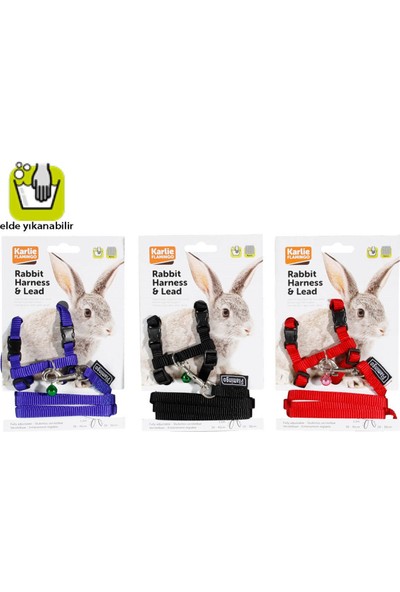 Karlıe Tavşan Tasma+Uzatma 120CM / 20-30CM Karlıe Tavşan Tasma+Uzatma 120CM / 20-30CM