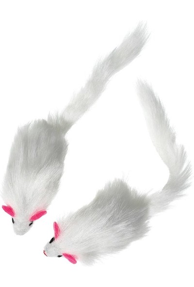 Karlıe Peluş Fare 12 cm Beyaz
