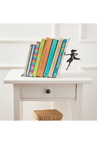Svava Süper Kahraman Metal Kitaplık - Dekoratif Kitap Rafı (Siyah) Svava Süper Kahraman Metal Kitaplık - Dekoratif Kitap Rafı (Siyah)