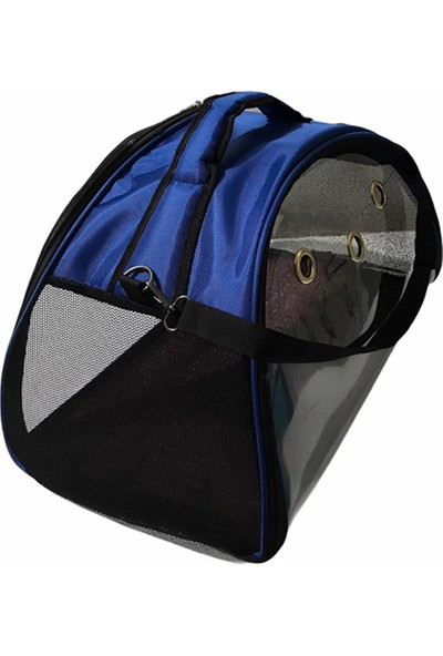 Kedi Köpek Spor Şeffaf Flaybag Mavi 60X40X30 cm Kedi Köpek Spor Şeffaf Flaybag Mavi 60X40X30 cm