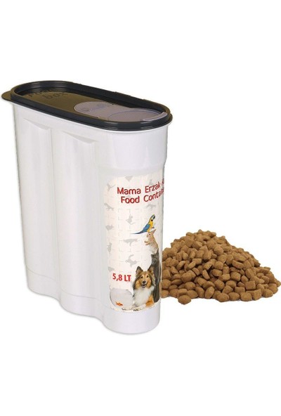 Evcil Hayvan Mama Saklama Kabı 6l