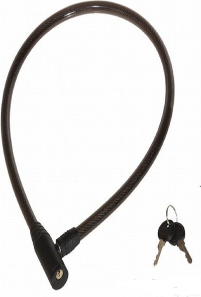 Moonshop Krom Bisiklet Kilidi Kalın 12 x 80 cm