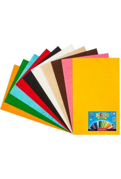 Lino Keçe 10 Renk 10'lu 20 x 30 cm Lino Keçe 10 Renk 10'lu 20 x 30 cm