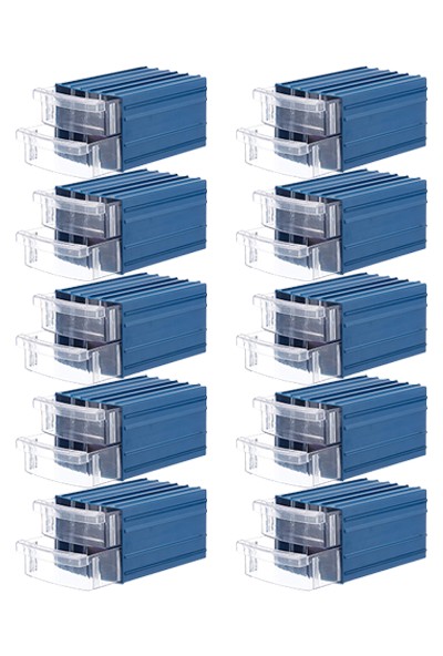 Sembol Y112 Plastik Çekmeceli Kutu (10X15,5X4 Cm) 10 Adet