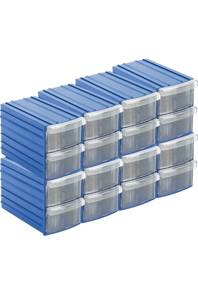 Sembol Y92 Plastik Çekmeceli Kutu (16 Çekmeceli)