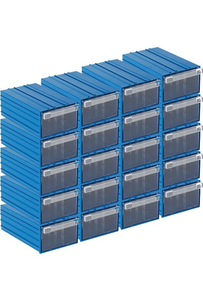 Sembol 120 Plastik Çekmeceli Kutu 123X200X80MM (20 Adet)