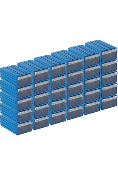 Sembol 120 Plastik Çekmeceli Kutu 123X200X80MM (30 Adet)