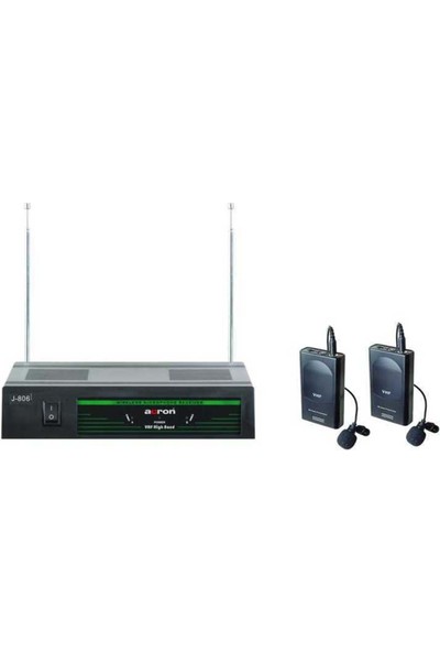 Acron J-806 Vhf Kablosuz Çift Yaka Mikrofon Acron J-806 Vhf Kablosuz Çift Yaka Mikrofon