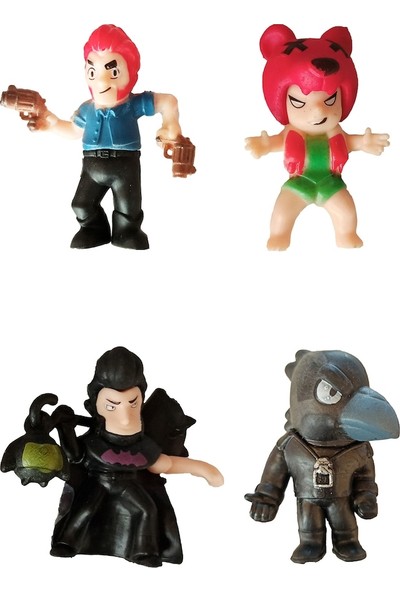 Suden Brawl Stars 4'lü Figür Seti Brawl Stars Oyuncak